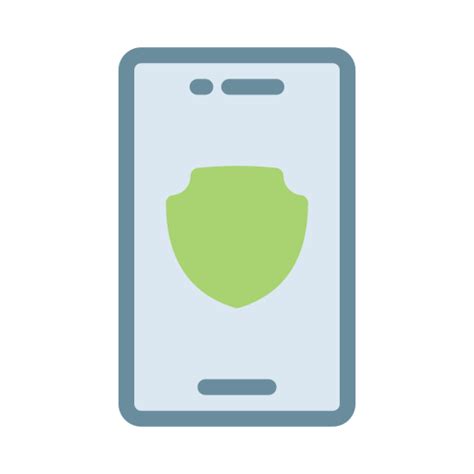 Mobile Security Vector Stall Flat Icon