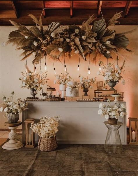 Casamento Rustico Boho Wedding Decorations Wedding Deco Wedding Cake Table