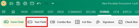 How To Add A Text Form Field Pdfsam Enhanced