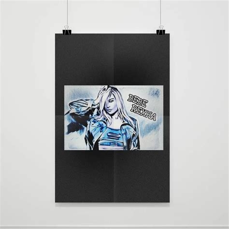 Bebe Rexha Poster Poster Bebe Rexha Art Poster Design Poster