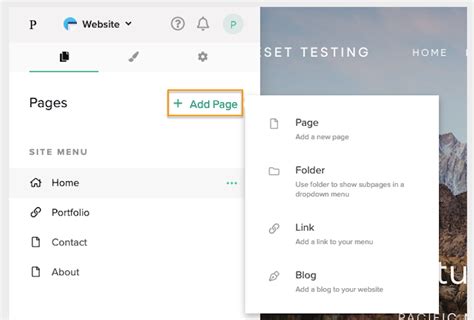 Customizing Your Website S Menu And Header Pixieset Help Center
