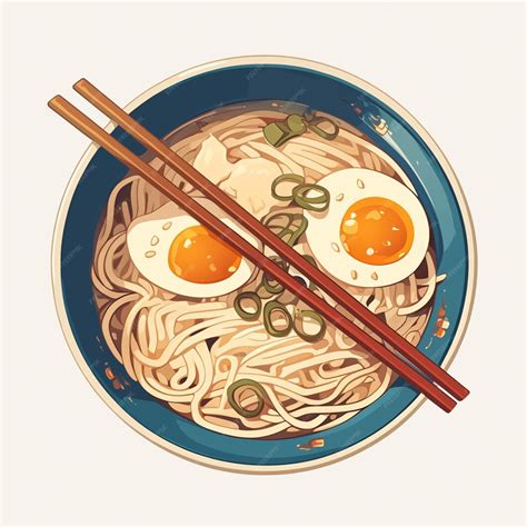 Okinawa Soki Soba And Island Noodle Soup Premium Ai Generated Vector
