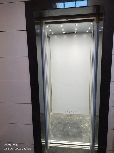 60hz Stainless Steel Glass Elevator For Passenger Elevators Capacity