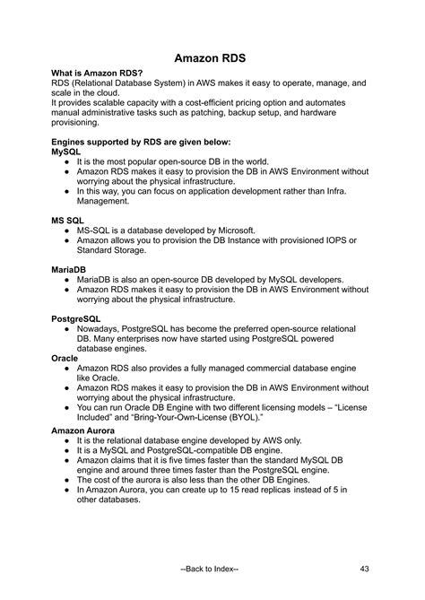 Aws Certified Solutions Architect Associate Notespdf Cloud Computing