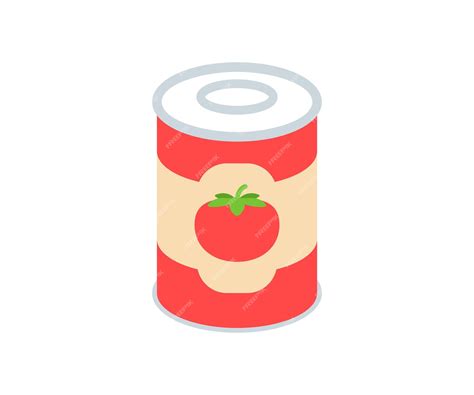 Premium Vector Tomato Can Vector Isolated Icon Emoji Illustration