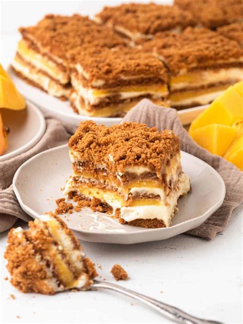 No Bake Filipino Mango Float Dessert Catherine Zhang No Bake Filipino Mango Float Dessert Catherine Zhang