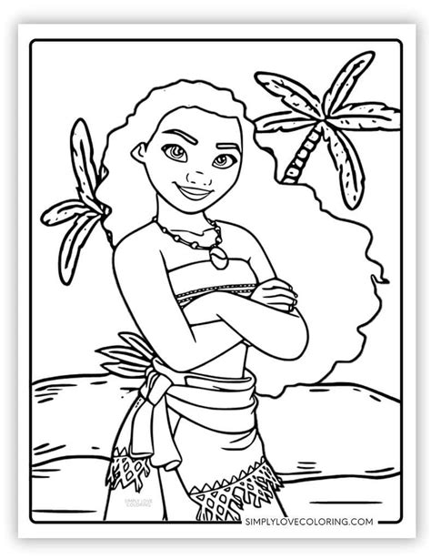 Coloring Pages For Girls Moana Disney Moana Mega Colouring Book