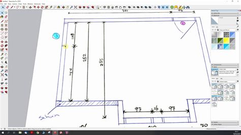 Hanni Handig Met Sketchup Een Plattegrond Maken In Sketchup Vanaf Een