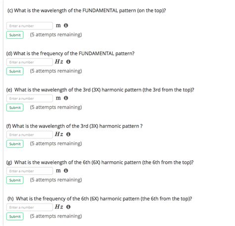 Solved Standing Waves On A String Fixed Tension Variable