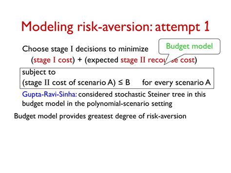 Ppt Risk Averse Stochastic Optimization Models Algorithms Powerpoint Presentation Id4761472