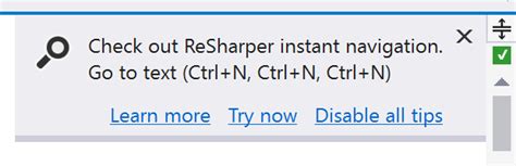 How Do I Turn Off ReSharper S Visual Studio Notifications I M Using VS ReSharper Support
