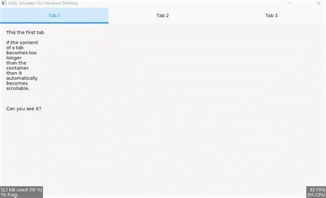 让lvgl的tabview组件的页面可以循环切换（无限切换） Lvgl 嵌入式开发问答社区