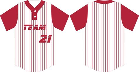 Baseball Uniform Outline