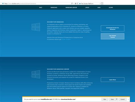 Docker Containers Running On Windows10 For Devops Azure Cloud And Datacenter Management Blog