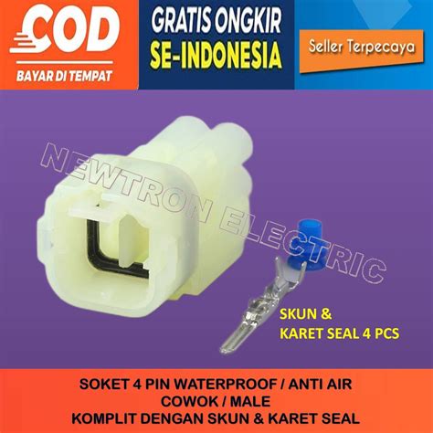 Honda Dlc Socket 4 Pin Male Socket Dlc Reset Socket Dlc Short Connector Dlc Ecm Shopee Malaysia