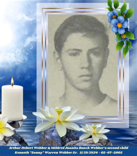 Kenneth Warren “sonny” Webber Sr 1934 2005 Find A Grave Memorial