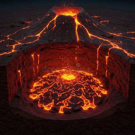 Magma Pathways Stock Illustrations 18 Magma Pathways Stock
