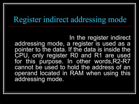 addressing modes of 8051 ppt programming languages computing