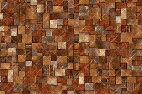 Premium Ai Image Seamless Tileable Pattern Of Geometric Shapes In Brown And Orange Colors