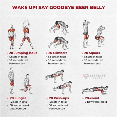 Belly Fat Exercise How To Get Rid Of Beer Belly Beer Belly Workout