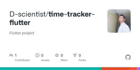Github D Scientist Time Tracker Flutter Flutter Project