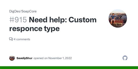 Need Help Custom Responce Type · Issue 915 · Digdessoapcore · Github