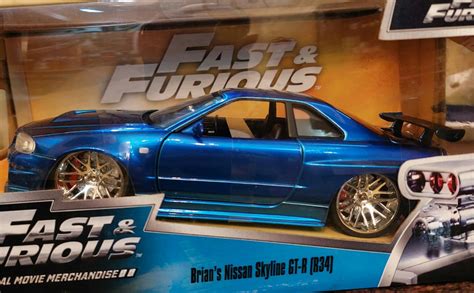 Fast And Furious Brians Nissan Skyline Gt R R34 Hobbies And Toys Toys