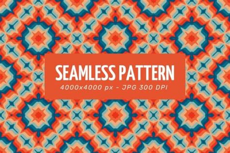 Retro Rhombus Seamless Pattern Graphic By Arts And Patterns · Creative Fabrica