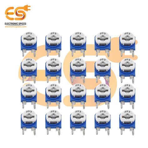 Buy 20k Ohm Ω Vertical Preset Variable Resistors Pack Of 50