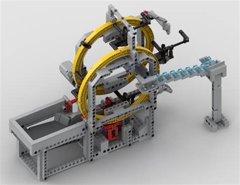 Lego Moc Gbc Module Egg Process Machine Type V Vertical By Ykuramata Rebrickable Build