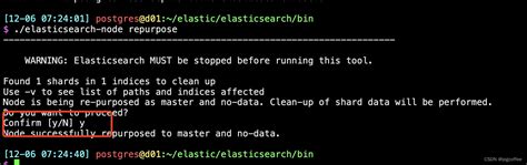 es集群节点角色更换 elasticsearch node repurpose csdn博客