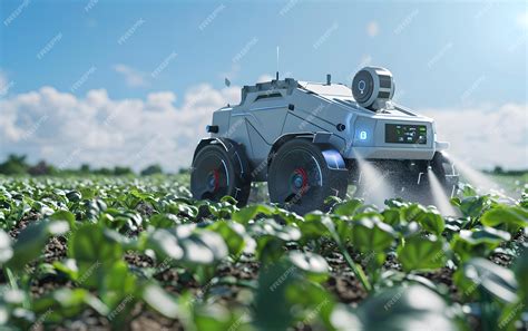 Premium Photo Smart Agricultural Robot Robotics In Agriculture Agricultural Robotics Robotic