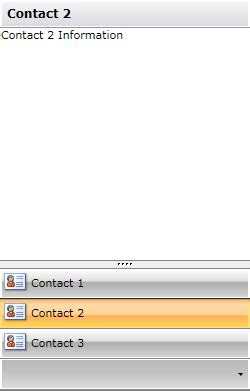 WPF OutlookBar Minimization Telerik UI For WPF