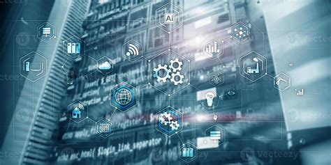 Gears Icon Business Process Automation Connect Stock Photo At Vecteezy