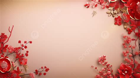 Red Traditional Classical Spring Festival Festive Background Tradition