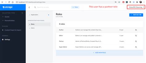 Strapi Role Hierarchy Restrict The Ability To Create New Users With The Superadmin Role For