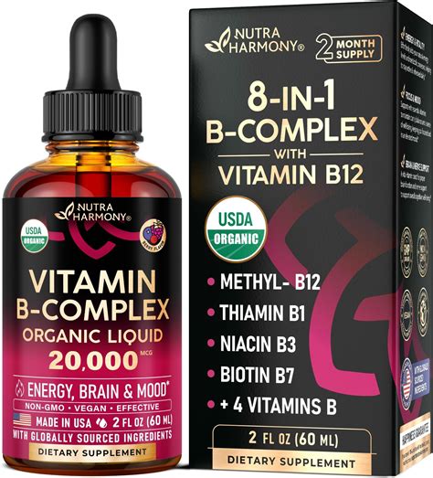 Tribedoce B 12 Complex Liquid Dietary Supplement High