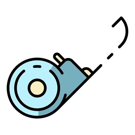 Premium Vector Measurement Ruler Icon Outline Measurement Ruler Vector Icon Color Flat Isolated