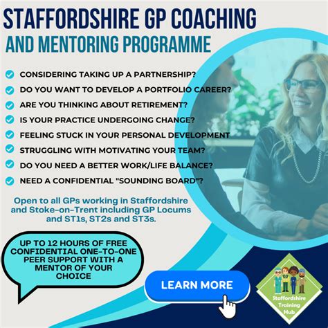 Gp Coaching And Mentoring Programme Staffordshire Training Hub