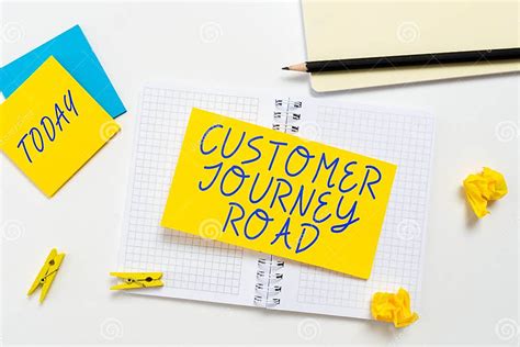 Text Showing Inspiration Customer Journey Road Concept Meaning Customer Experiences When