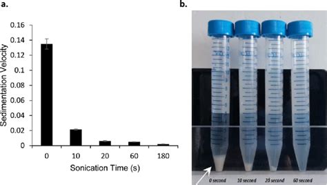 Sedimentation Velocity A And 24 H Of Sedimentation Of Sepiolite