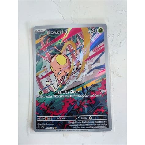 Pokemon Toedscool Illustration Rare Scarlet And Violet Card Shopee Singapore