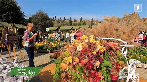 ყვავილების გამოფენა ბოტანიკურ ბაღში ფესტივალი რომელიც ყოველ წელს უფრო მრავალფეროვანი ხდება