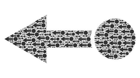 Pull Left Recursion Composition Of Itself Items Stock Vector Illustration Of Movement Concept