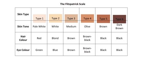 The Fitzpatrick Scale Sydney Microblading
