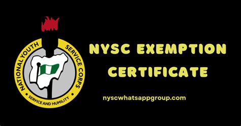 Nysc Exemption Certificate Meaning And How To Apply