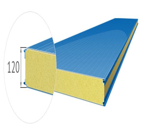 Купить Стеновые сэндвич панели СПС 120 мм Сэндвич Строй