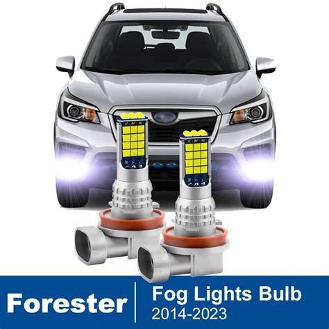 2pcs Led Car Fog Lamp For Subaru Forester 2014 2016 2017 2018 2019 2020
