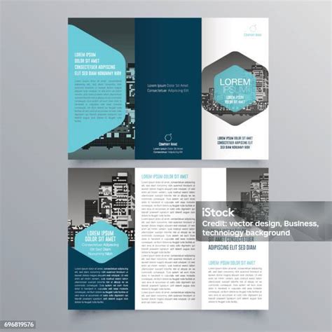 브로셔 디자인 브로셔 템플릿 창조적인 삼중 트렌드 브로셔 3단 브로슈어에 대한 스톡 벡터 아트 및 기타 이미지 3단 브로슈어 개념과 주제 공란 Istock