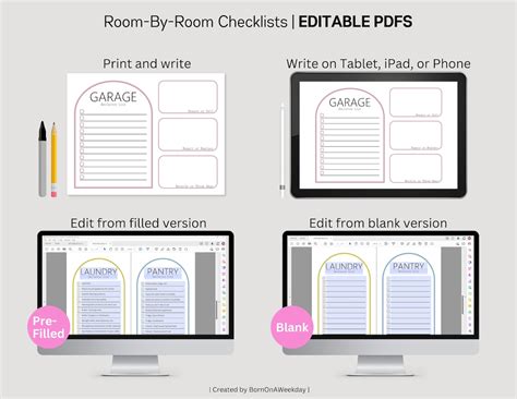 Adhd Decluttering Bundle 30 Day Declutter Challenge Room By Etsy